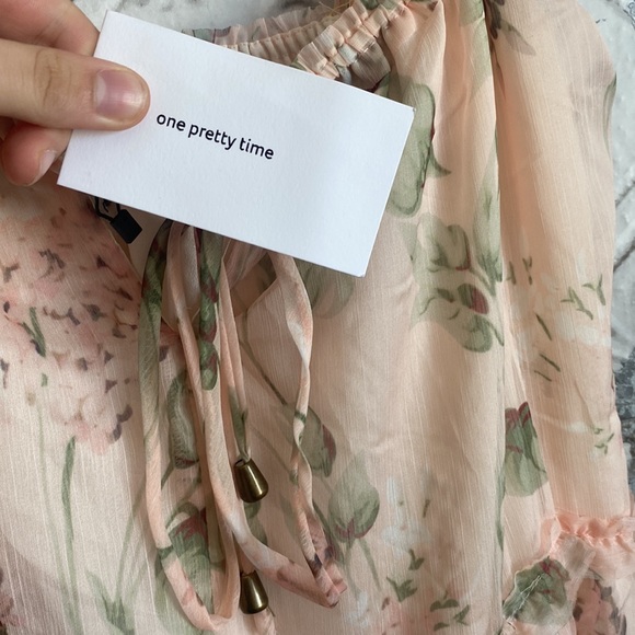 one pretty time | Dresses | Gorgeous Floral Ruffle Flowy Fairycore Boho ...